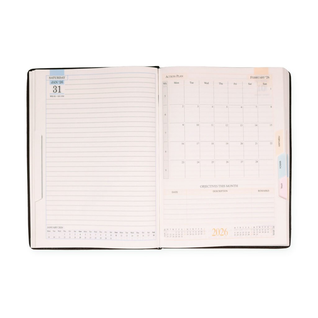 Stunning B5 Diary One Date A Page With Planner - ForU Diary
